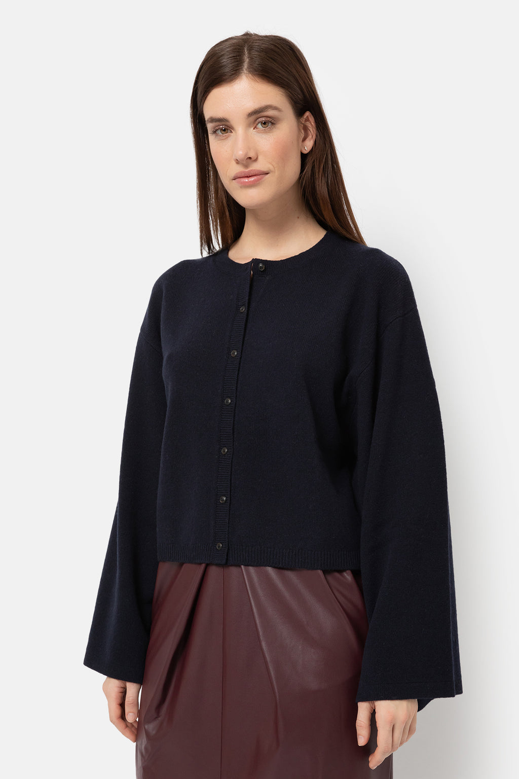 Kate Cardigan | Night Sky Blue – Âme antwerp