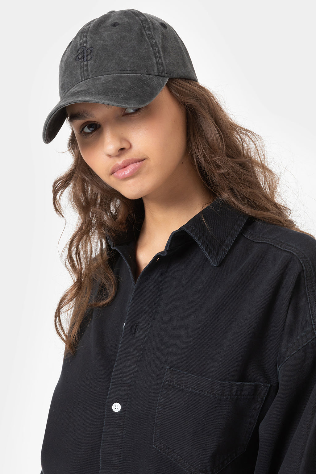 Maurice Baseball Cap | Vintage Black w/ black âme logo – Âme antwerp