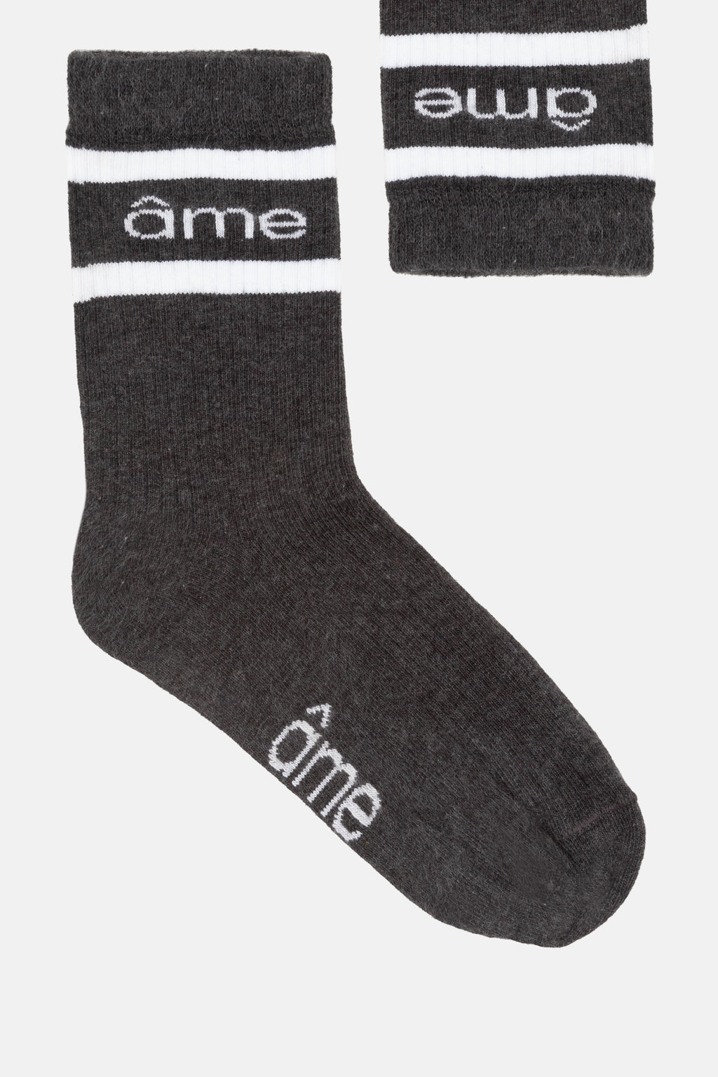 Kanye Socks | Charcoal – Âme antwerp